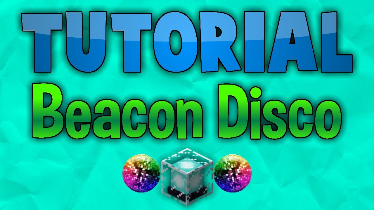 TUTORIAL: Beacon Disco Ball (MC 1.8.5) | Minecraft Tutorial - YouTube
