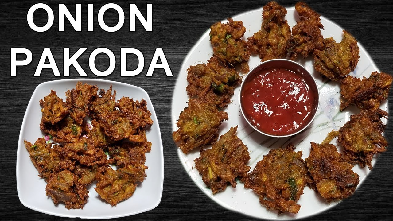 How to make Crispy Onion Pakoda || Onion Pakoda - (Pyazi) - Tea Time ...