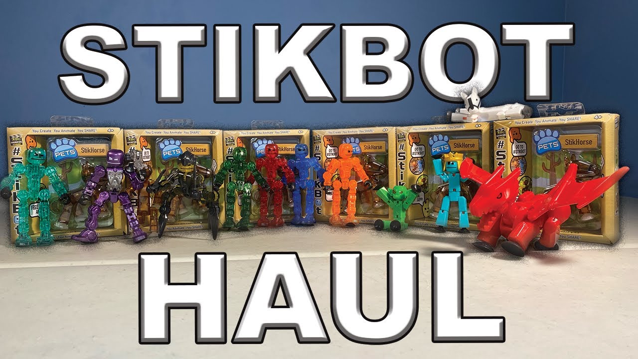 STIKBOT HAUL | Klikbot Special Galaxy 3 Pack, Klikbot Series 1 Heroes ...