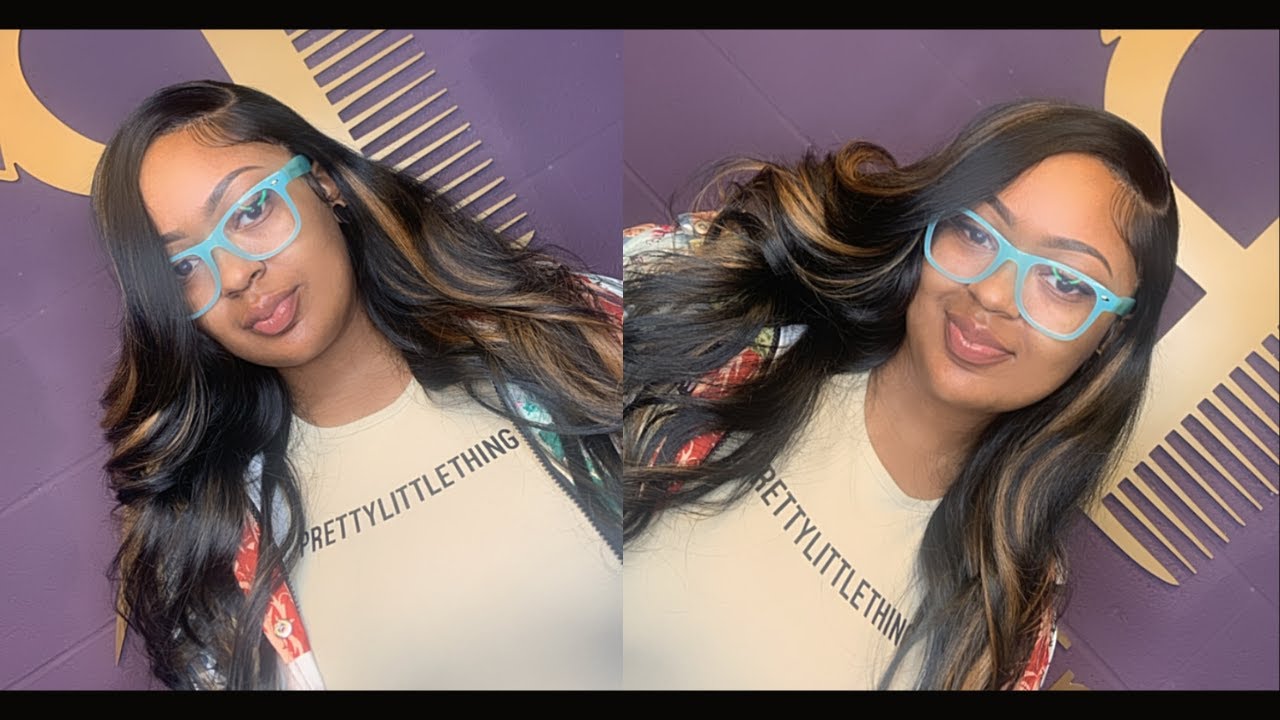 How to Add Highlights to a Quick Weave | 5x5 Lace Closure - YouTube