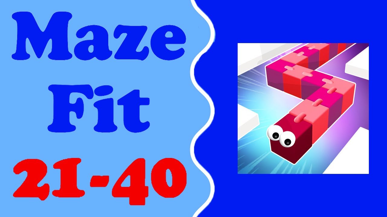 Maze Fit level 21-40 - YouTube