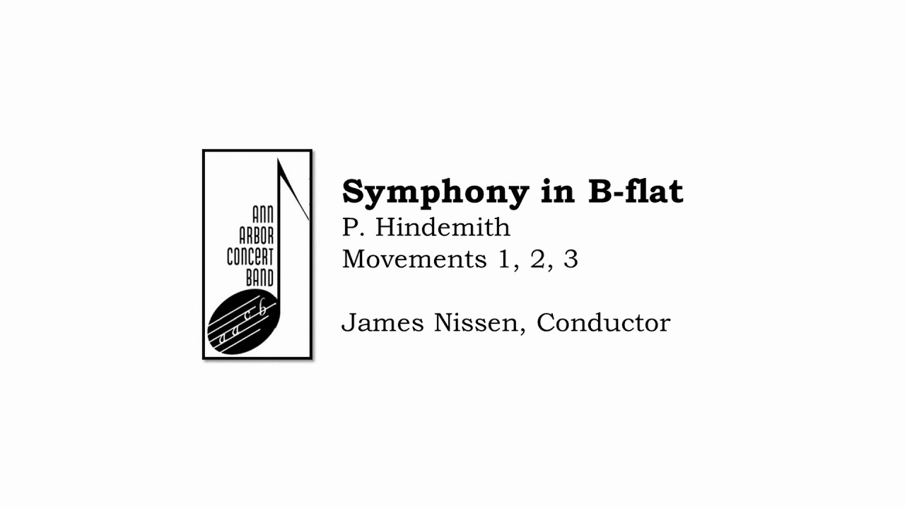 Hindemith Symphony in B-flat - Ann Arbor Concert Band - YouTube