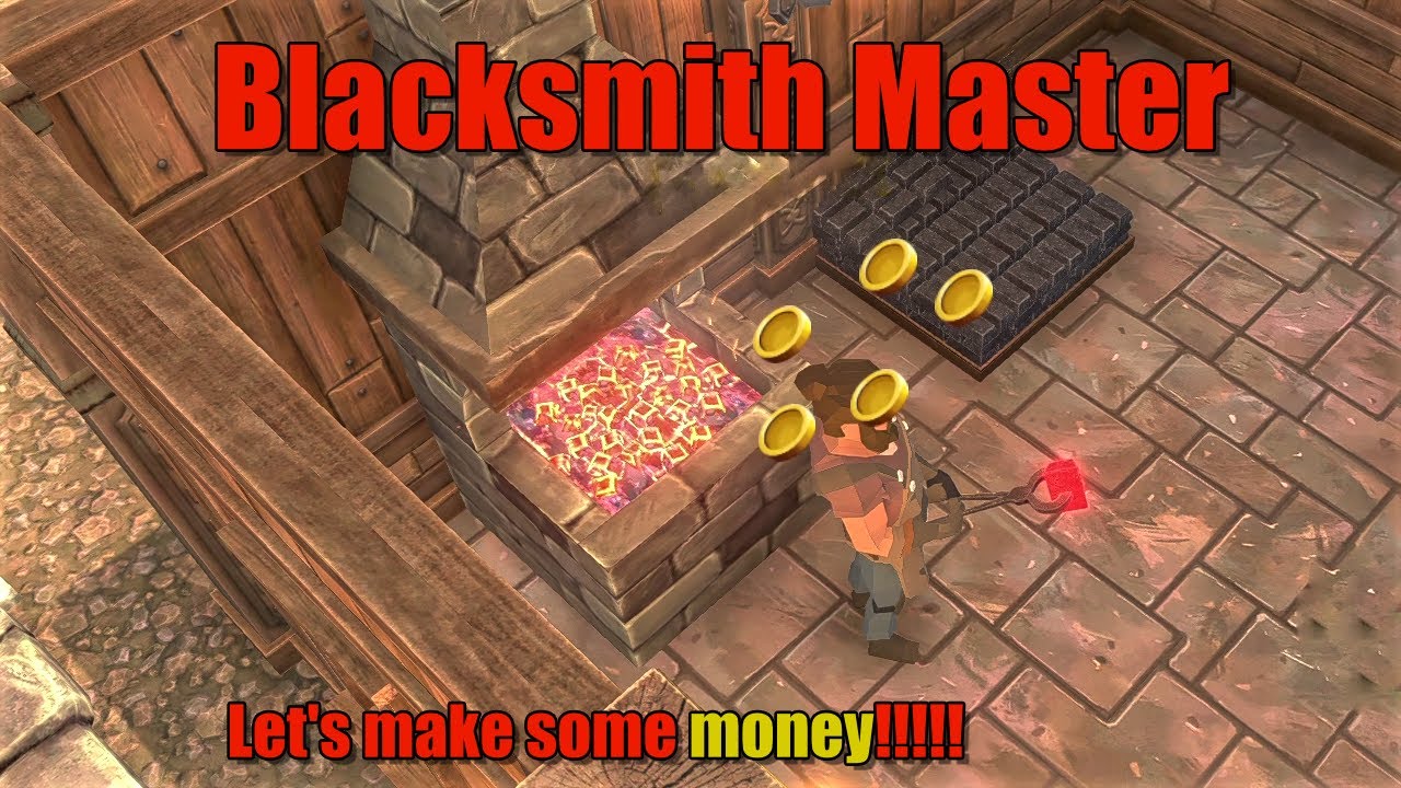 Come check out my hot forge in - Blacksmith Master first look, let's play - YouTube