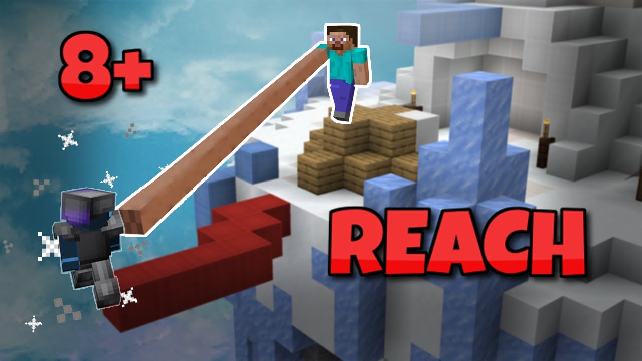 8+ Blocks Reach (Minecraft Bedwars) - YouTube