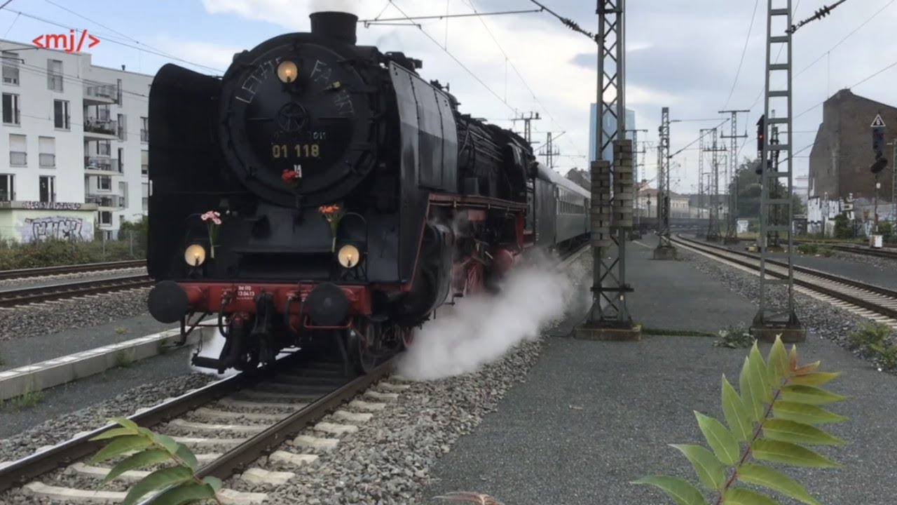 Abschied von 01 118 - im FD Rheingold der HEF nach Köln (03.08.2018 ...