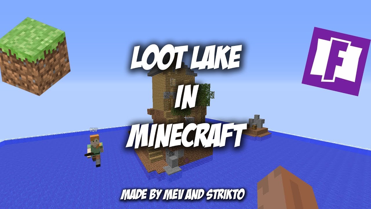 Loot Lake from Fortnite in Minecraft *WOW* - YouTube