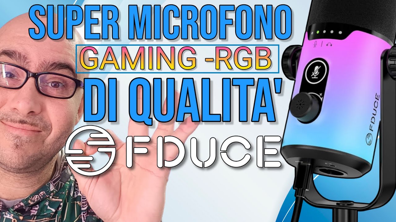 RECENSIONE MICROFONO DA GAMING FDUCE D20 - ALTE PRESTAZIONI - YouTube