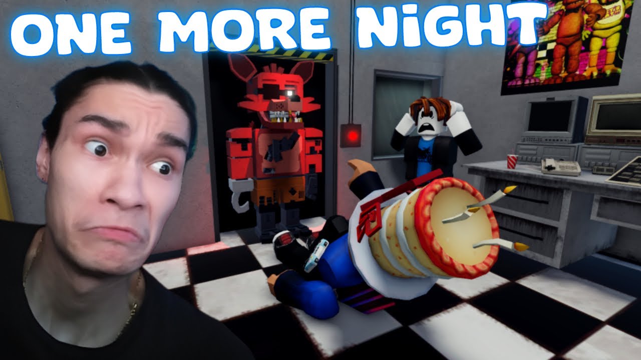 ONE MORE NIGHT FNAF GAME CHALLENGE | Roblox One More Night - YouTube