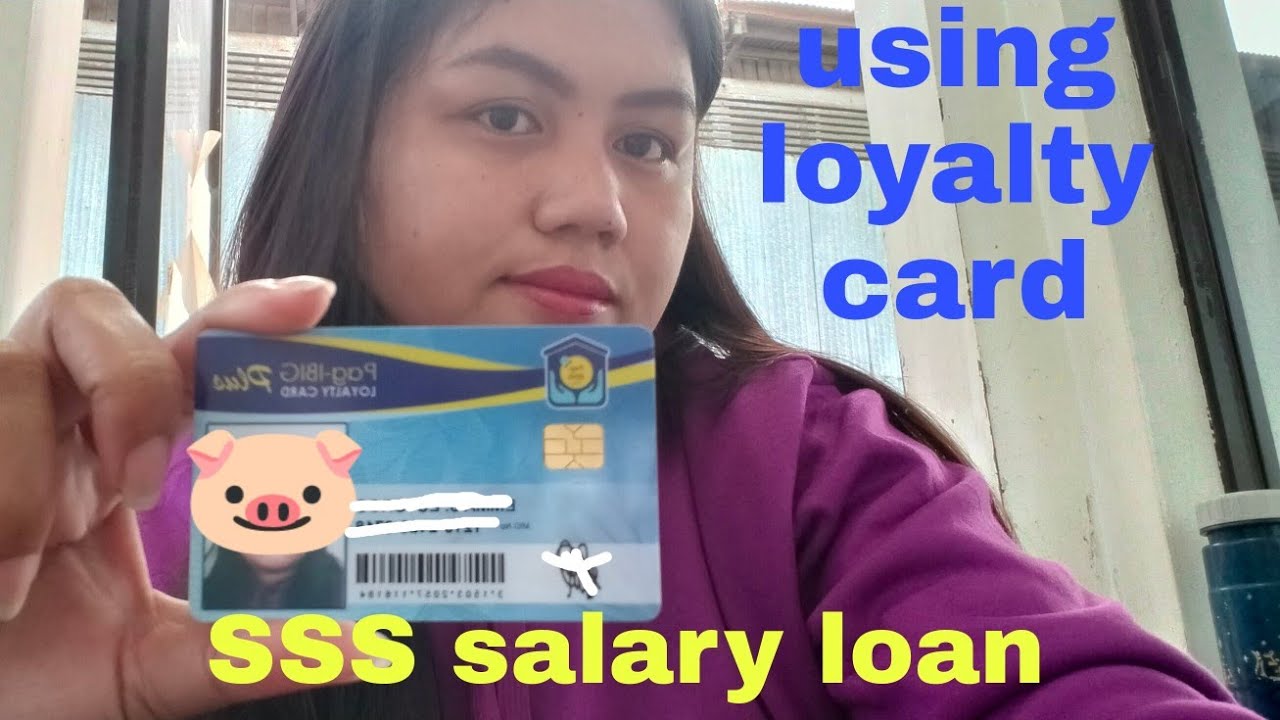 SSS salary loan using loyalty card - YouTube