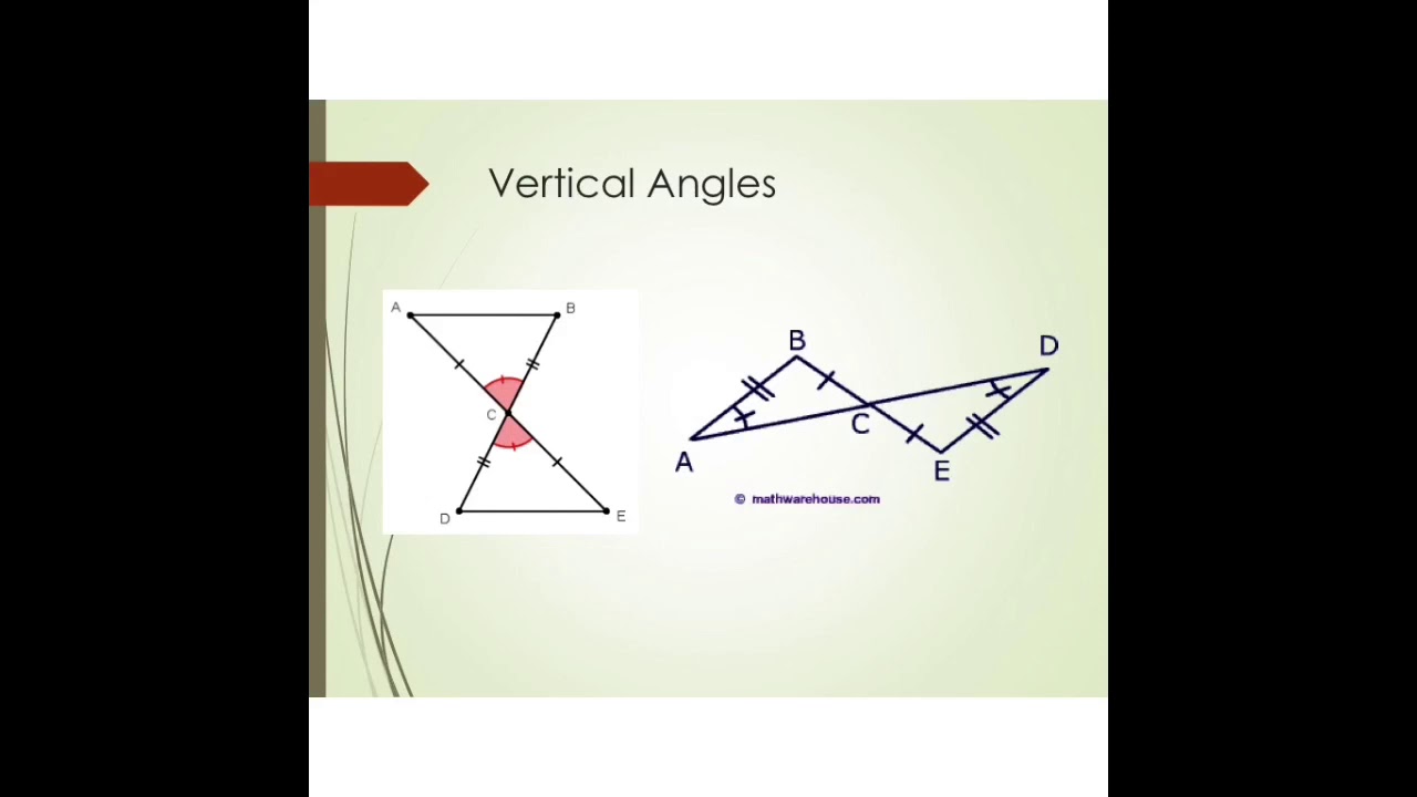 Triangles Proofs : Vertical/ Reflexive 3/23 - YouTube
