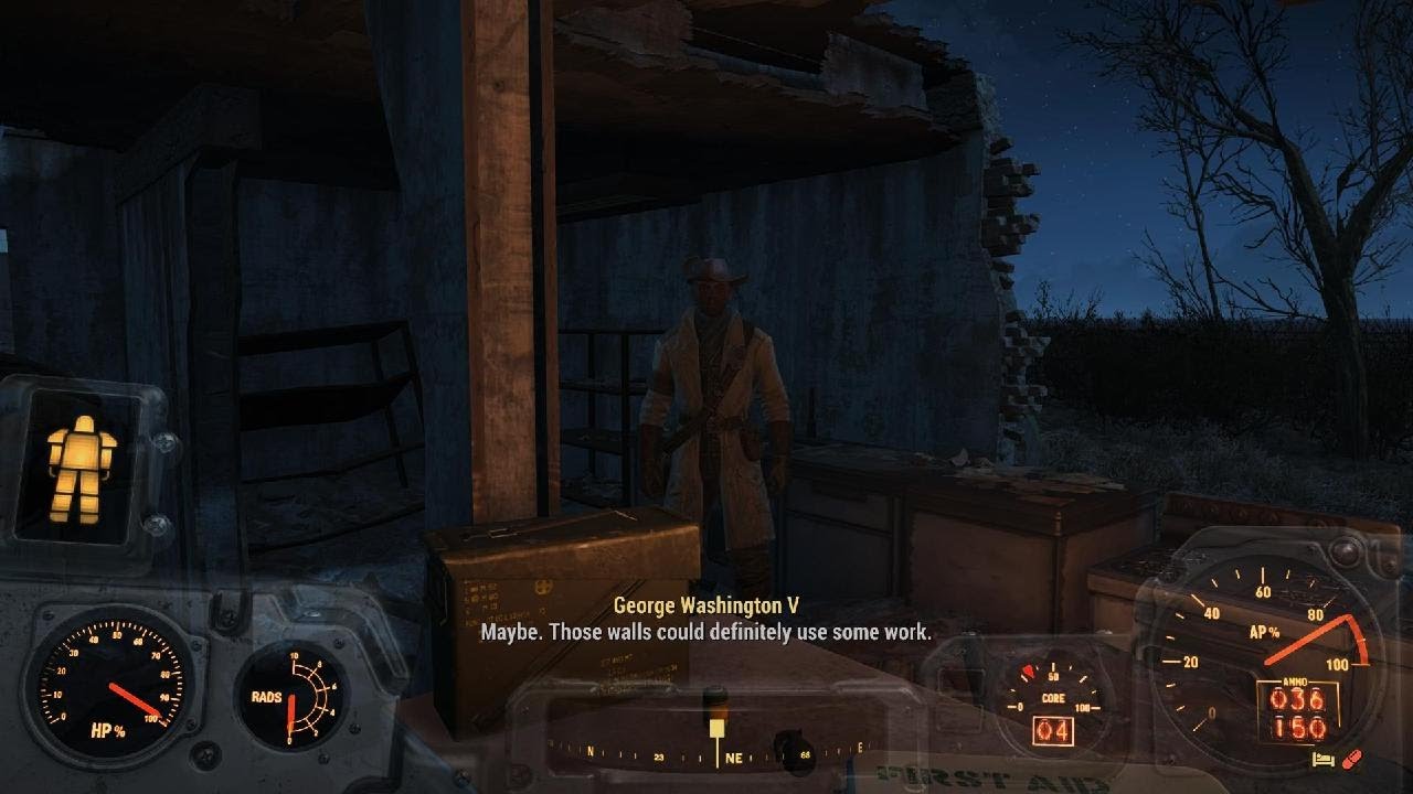 Fallout 4: George Washington Retakes The Castle - YouTube