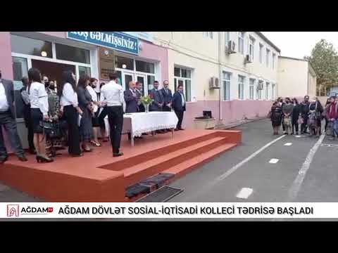#ağdam | Ağdam Dövlət Sosial-iqtisadi Kollecində tədris başladı.