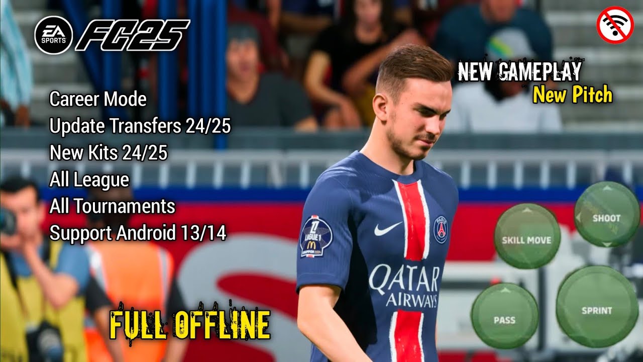 Fifa 16 mod fc 25 android offline download update all tournament - YouTube