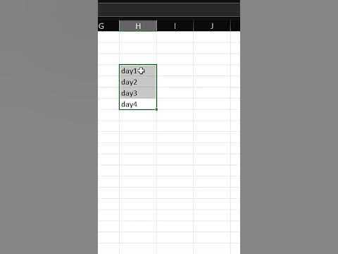 excel sequence function #shorts - YouTube