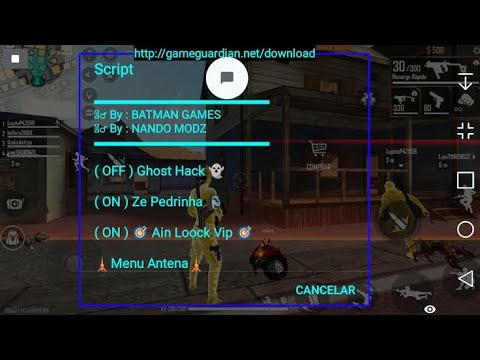 Script free fire como usar instalar Game guardian - YouTube