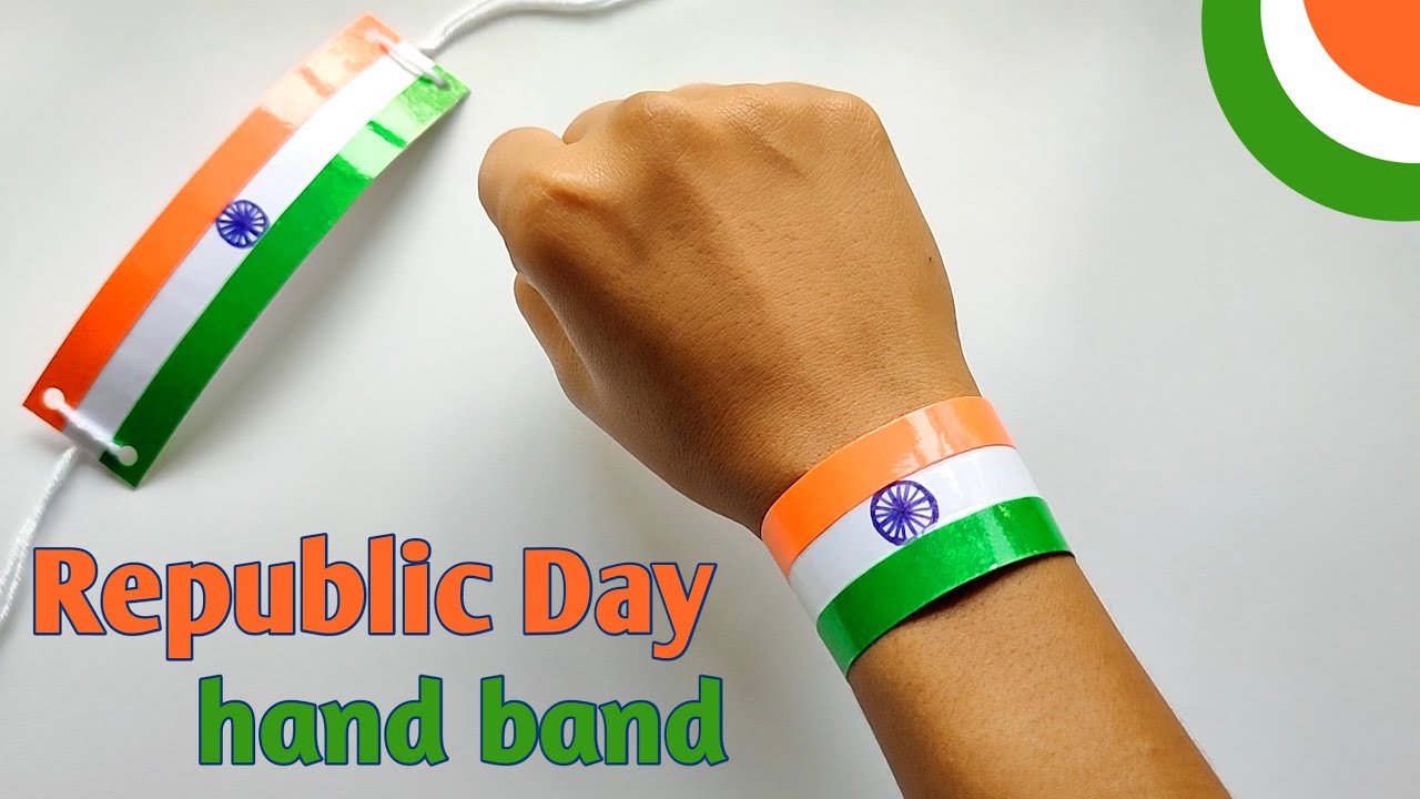 Republic Day Hand Band || Tricolour Hand Band || Republic Day Special ...