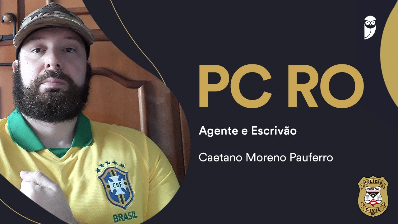 Caetano Moreno Pauferro - Aprovado no concurso PC RO para Agente e ...
