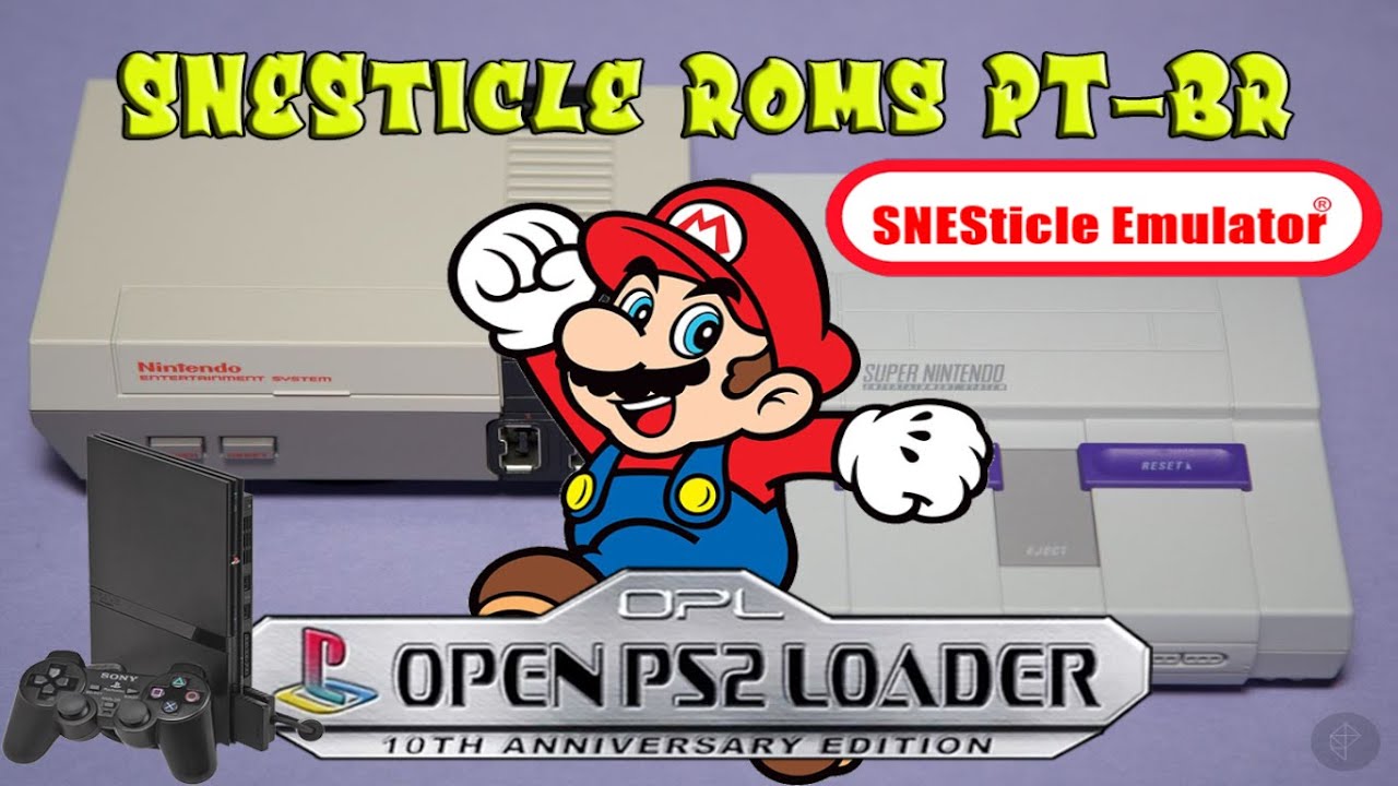 SNESticle Emulador de NES e SNES PT-BR Para Ps2 OPL Download Link Na ...