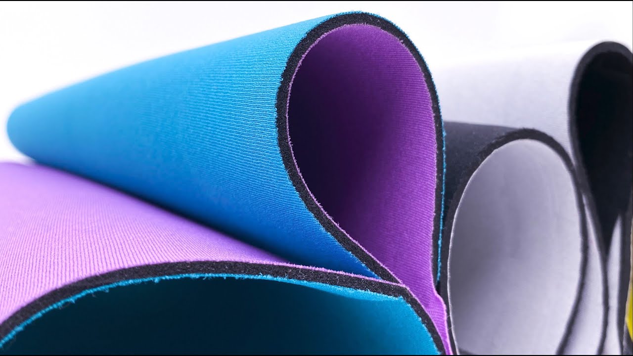 Mood Featured Wave Double Faced Stretch Polyester Neoprene - YouTube