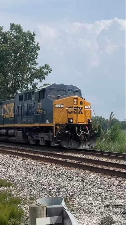 CSX B726-21 Empty Tanker Train with Engineer Christopher Ratini from Creston, Ohio 7/25/2023 ...