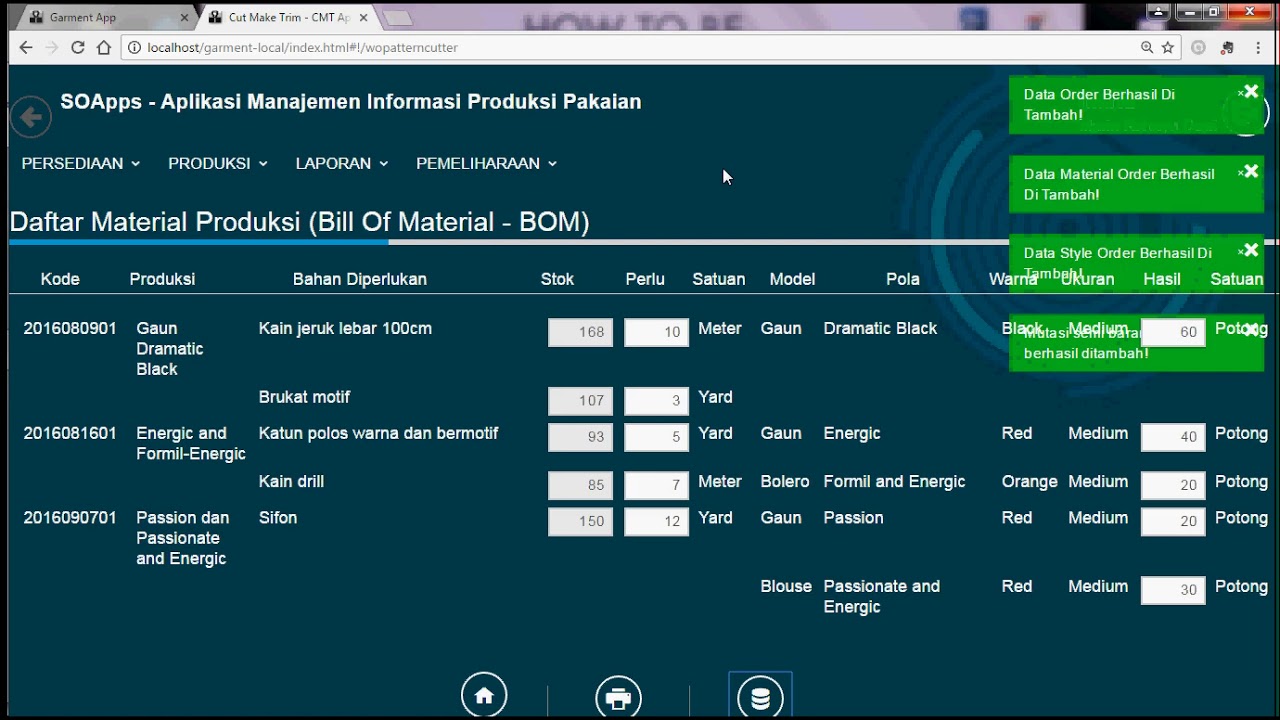 Video Garment CMT Production Management System - YouTube