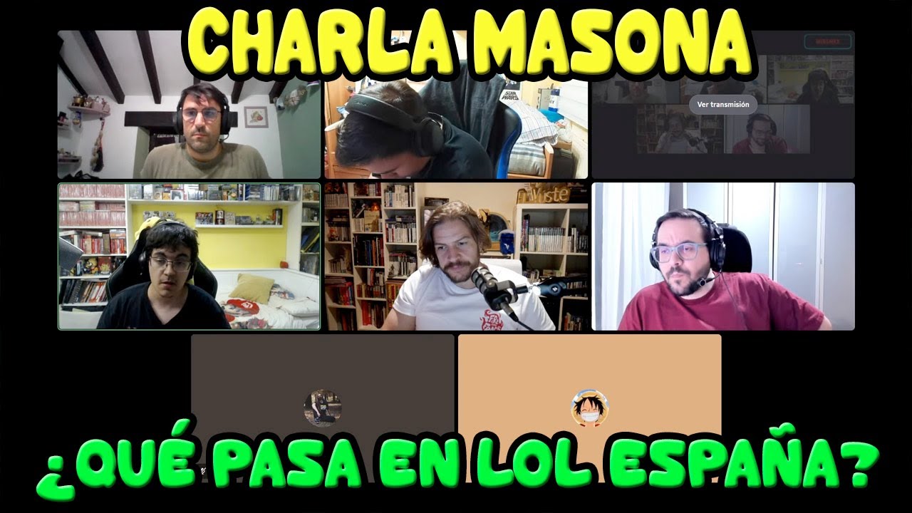Charla masona el estado de los Esports en España, buscamos soluciones ...