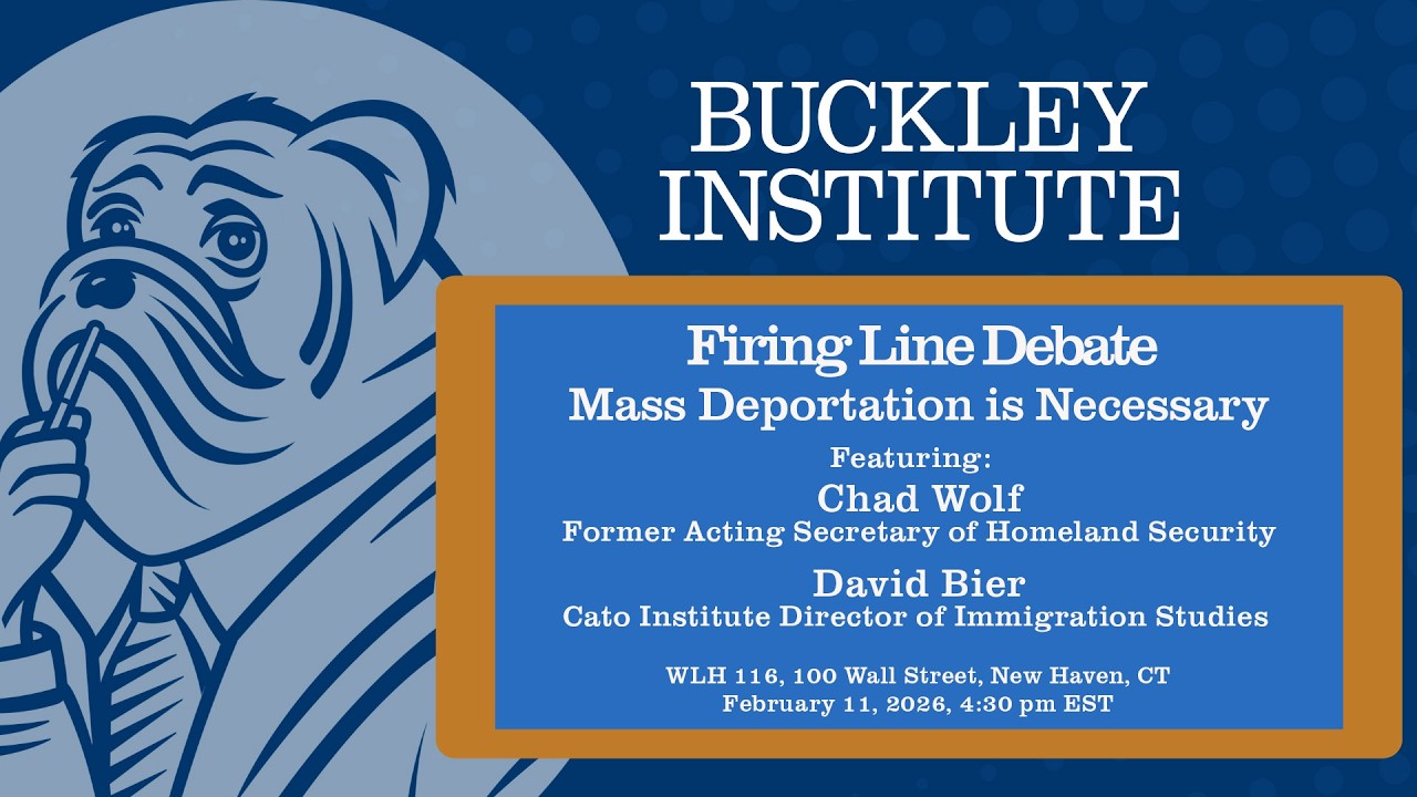 Buckley Institute Firing Line Debate: Mass Deportation is Necessary ...