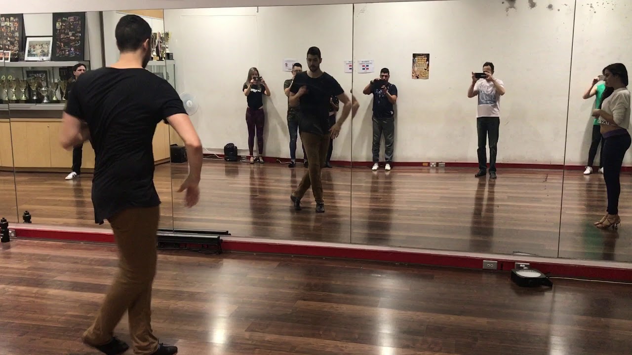 Advanced Salsa Move #402 - The rotating dipper - YouTube