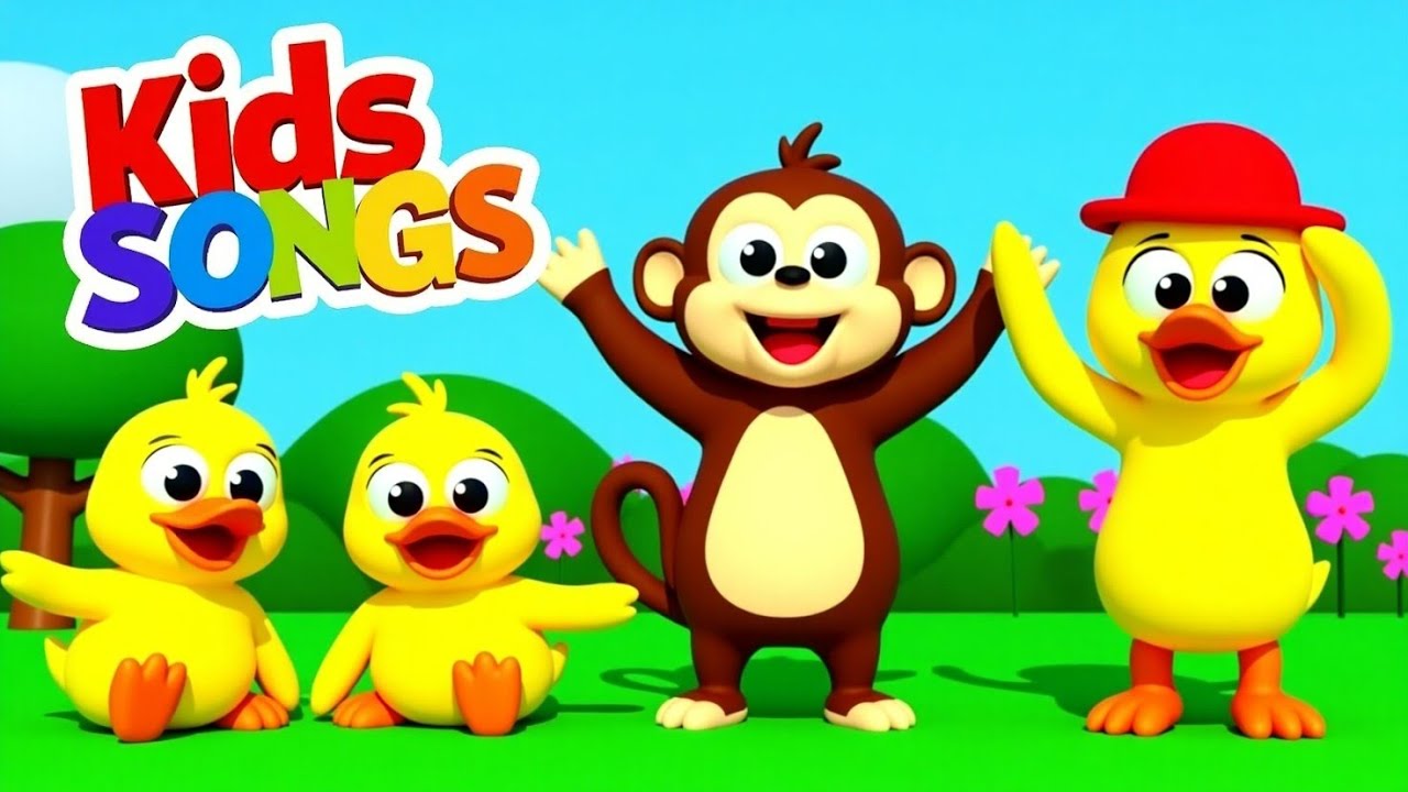 OLD MACDONALD | FIVE LITTLE DUCKS | FIVE LITTLE MONKEYS | NURSERY ...