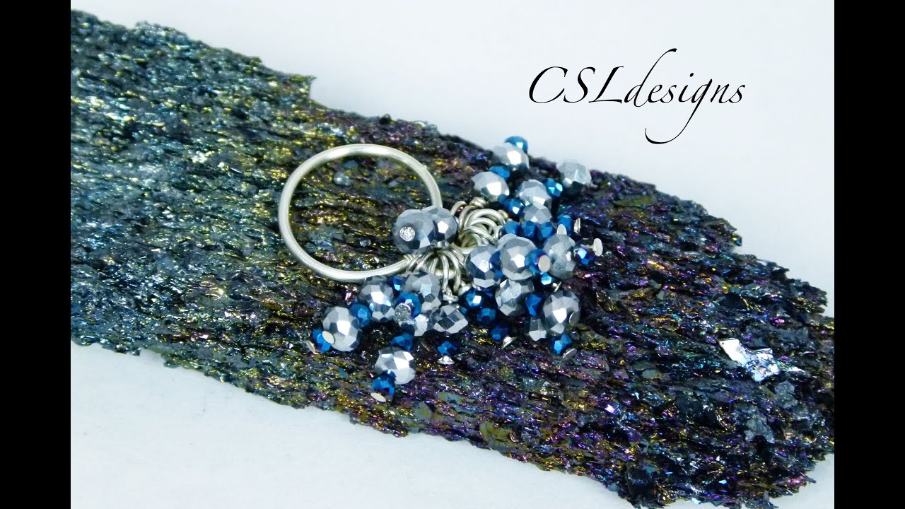 Dangle charm ring - YouTube