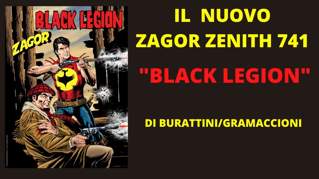 ZAGOR FANS TV: ZAGOR ZENITH 741 "BLACK LEGION" - YouTube