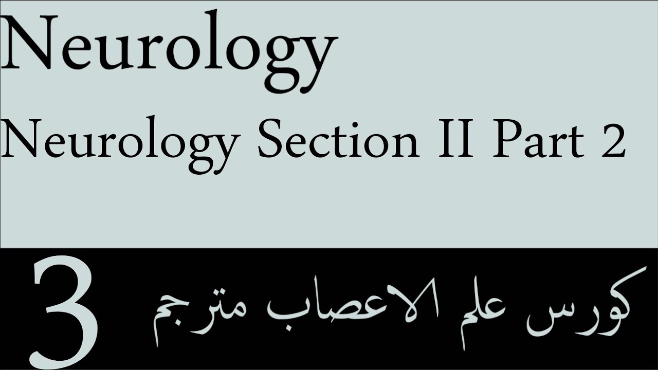 Neurology Section II Part 2 Physeo - YouTube