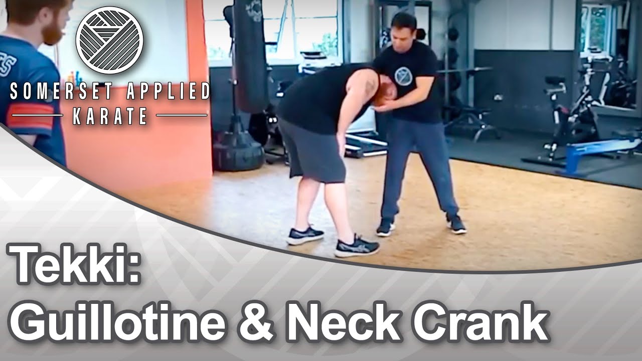 Tekki/Naihanchi: Guillotine & Neck Crank - YouTube
