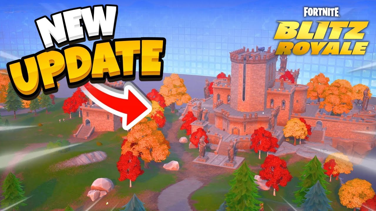 The HUGE FORTNITE Blitz UPDATE! (New POI & NEW weapon) - YouTube