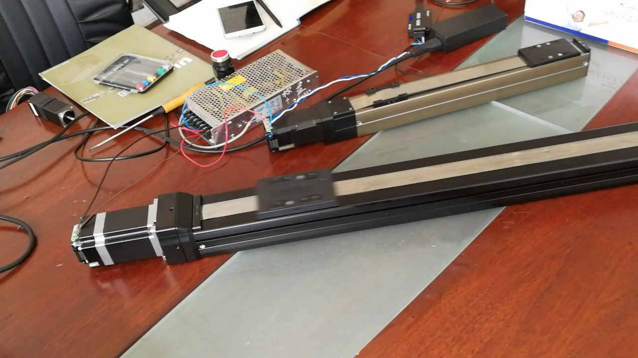 stepper motor controller with signal input, trigger actions when reach ...