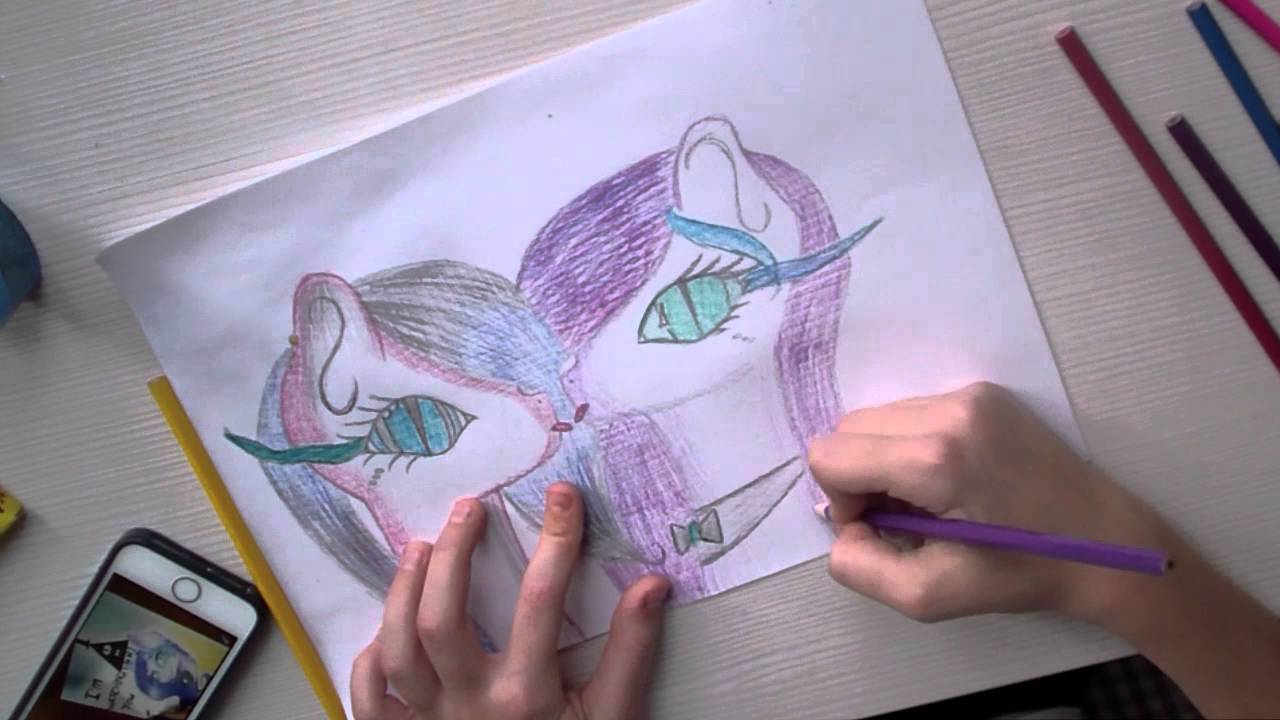 MLP SPEEDPAINT-MY OS AND Space Cipher - YouTube