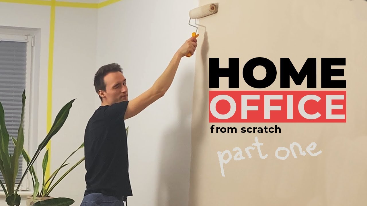 BUILDING A HOME OFFICE FROM SCRATCH - YouTube