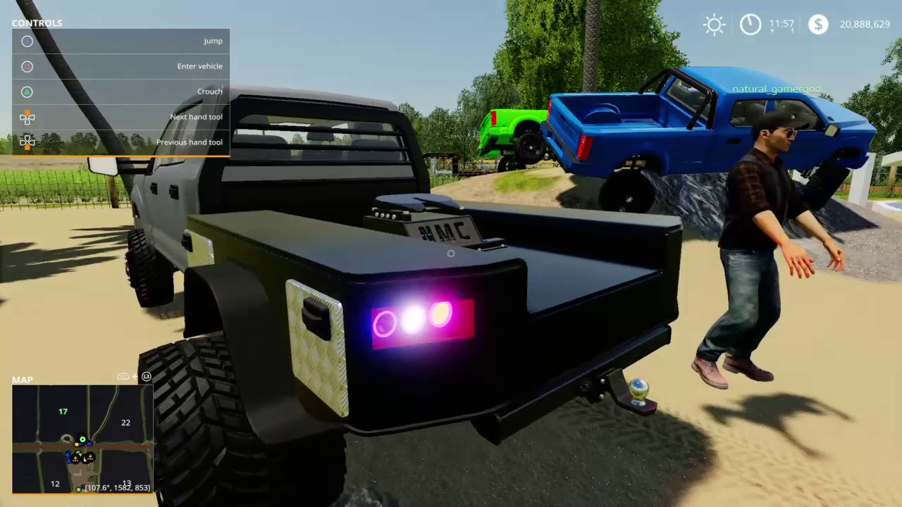 FS 19 buying a nice (truck and three four wheelers) - YouTube