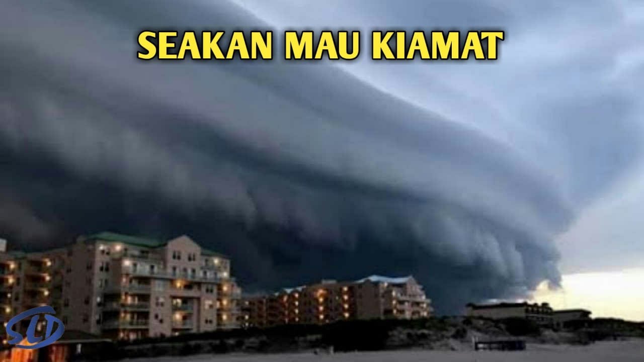 Awan Hitam Mengerikan Tiba² Muncul Seperti Menelan Kota Bikin Warga ...