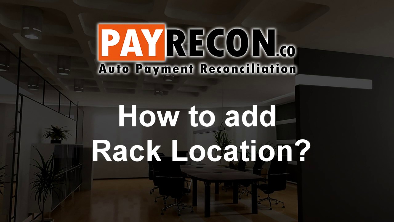 How to add Rack Location in PayShop Code? - YouTube