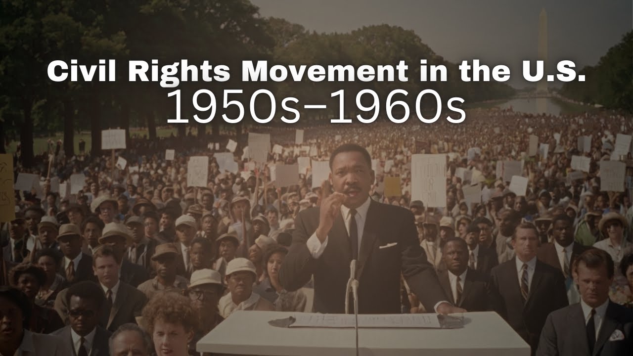 Civil Rights Movement in the U.S. (1950s-1960s) - YouTube