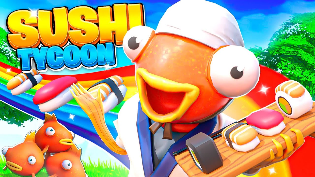 SUSHI TYCOON MAP FORTNITE CREATIVE - FIND VAULT CODE LOCATIONS - YouTube