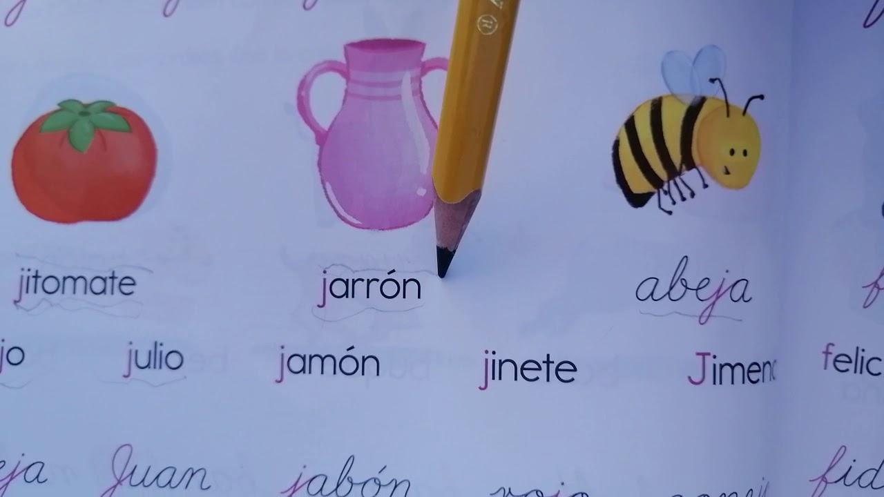 Aprender a leer con: La fiesta de las letras J j - YouTube