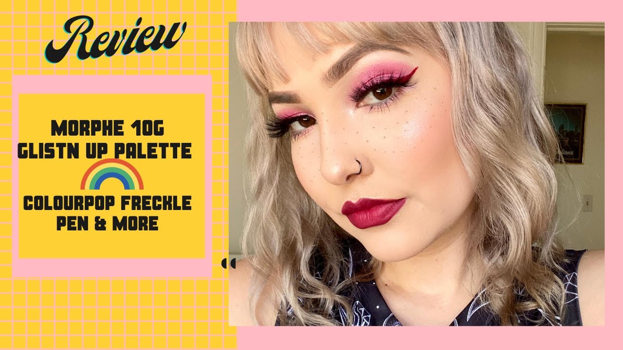 Morphe 10G & Colourpop Freckle Pen Review - YouTube