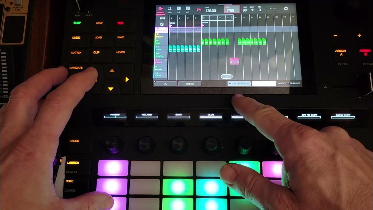 Akai Force MPC Clip Arrange Screen Erase Vs Delete Recording And akai-force-mpc-clip-arrange-screen-erase-vs-delete-recording-and