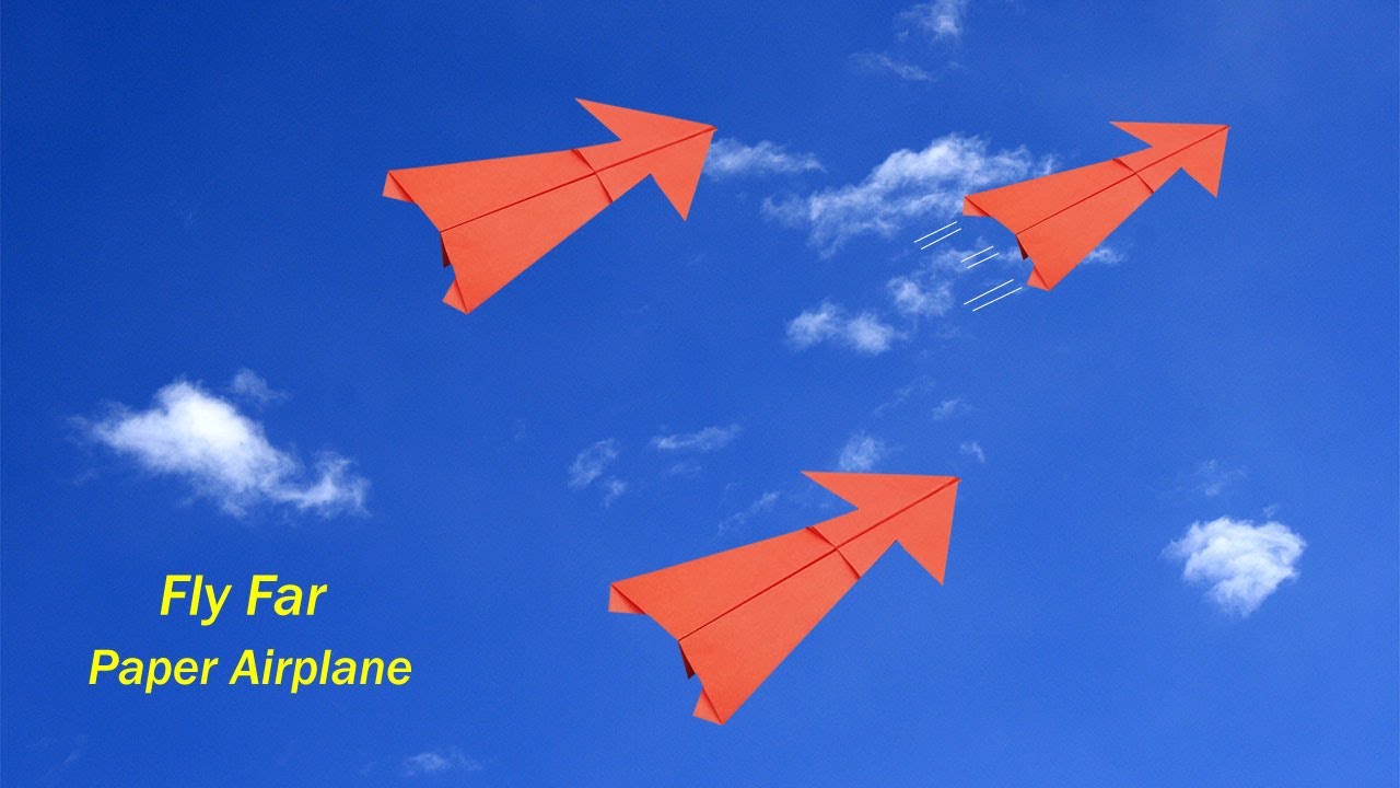 How To Make An Easy Arrowhead Plane - Arrow Flying Plane - Flies 100 ...