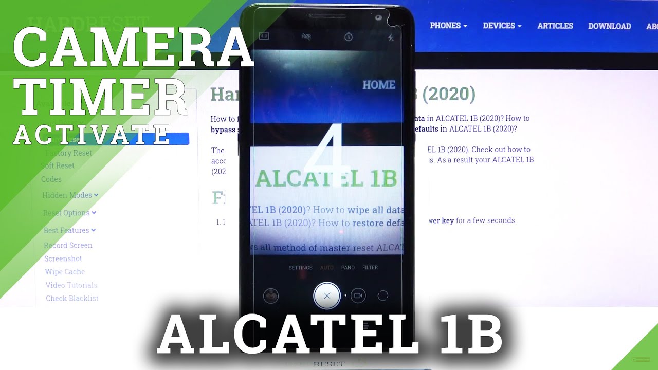 How to Activate Camera Timer on ALCATEL 1B (2020) – Camera Countdown ...
