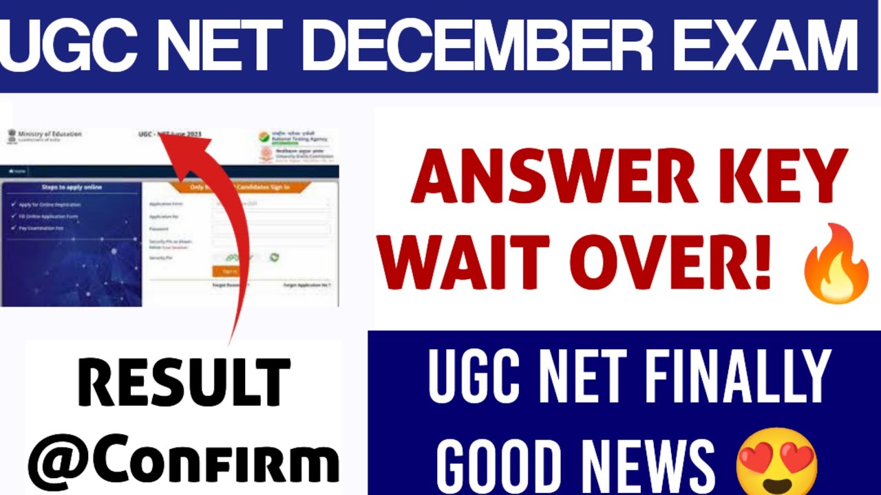 UGC NET ANSWER KEY 2023 | ugc net exam answer key date | ugc net ...