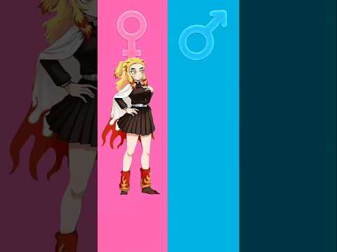 Demon slayer characters gender swap #demonslayer