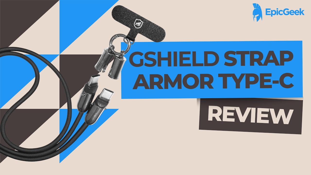 Cordão de Celular 60W USB-C: GShield Strap Armor Review - Vale a Pena ...